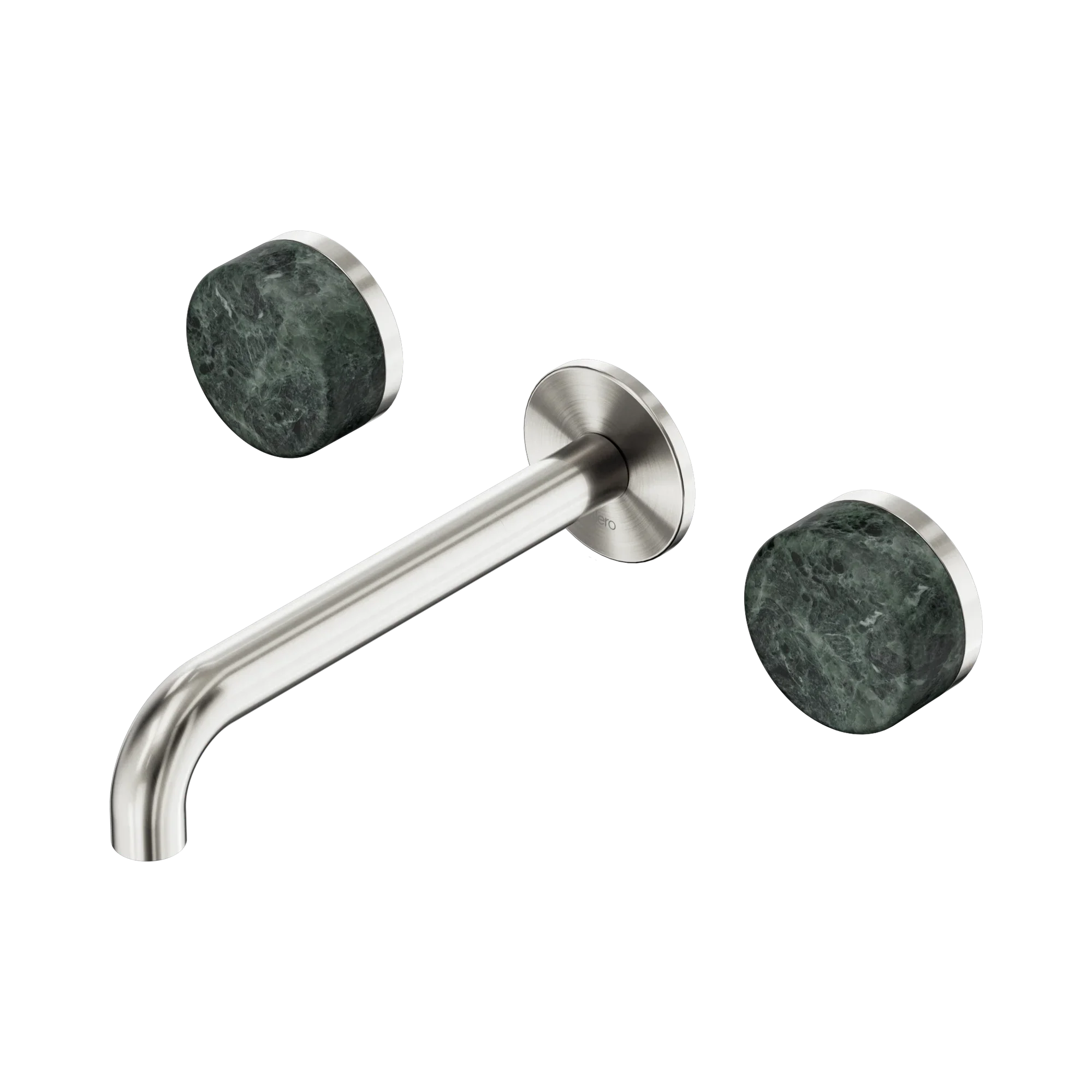 Nero Serenity Wall Basin Set 185mm Spout With Verde Alpi Handle ...