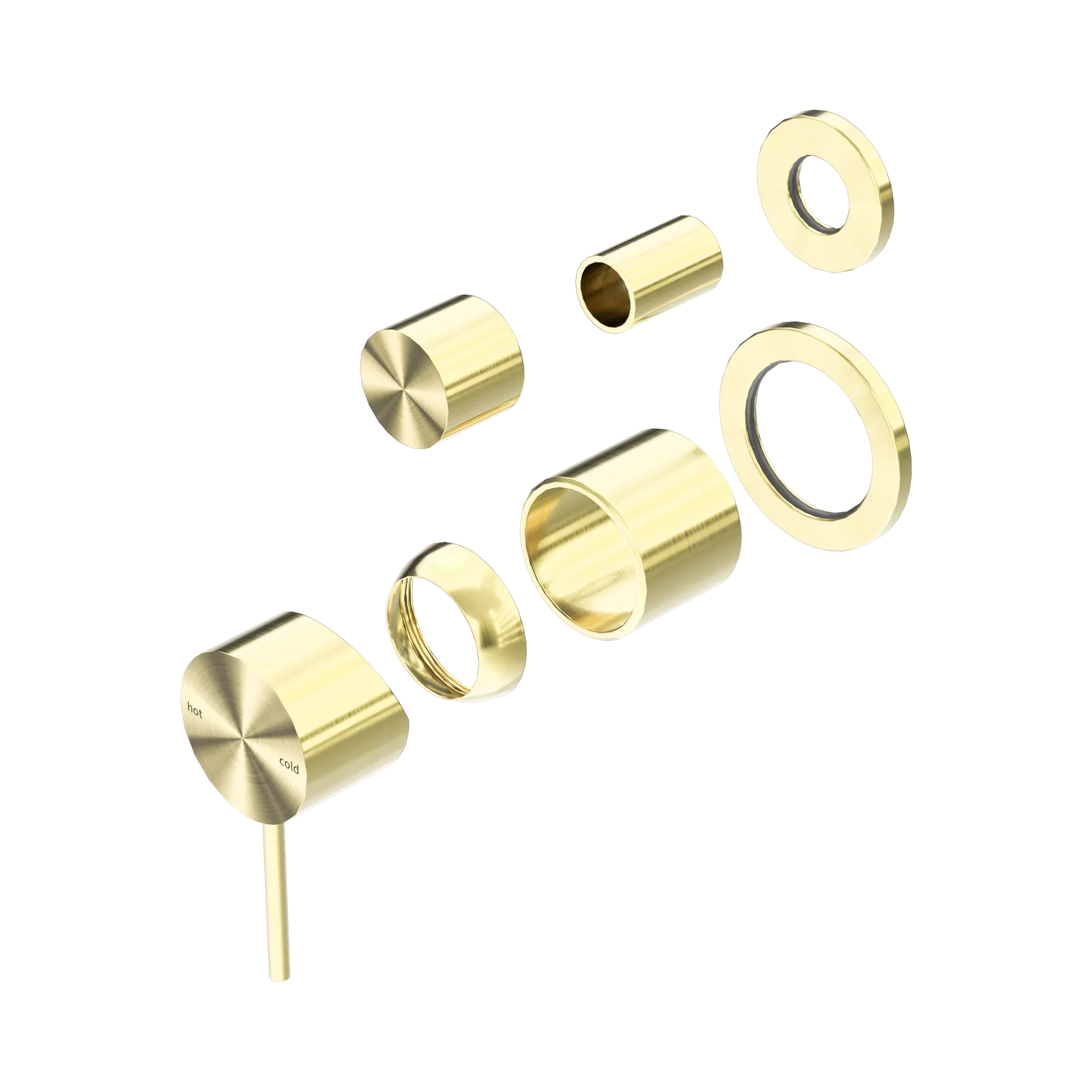 Nero Mecca Diverter Mixer Separate Back Plate Trim Kits Only, Brushed ...