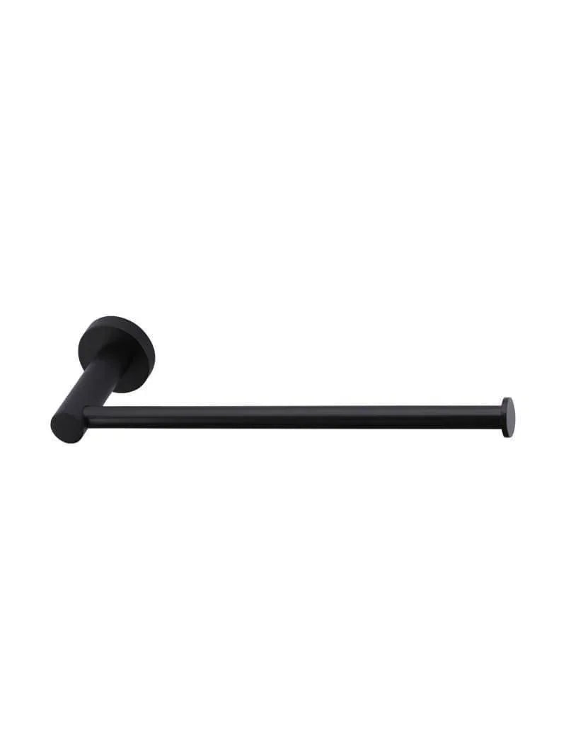 Meir Round Guest Towel Rail | Matte Black – Ideal Bathroom Centre